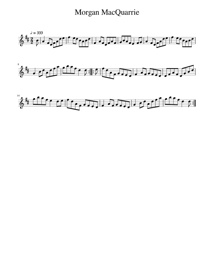 Morgan MacQuarrie Sheet music for Piano (Solo) | Musescore.com