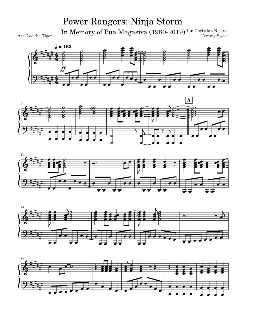 Power Rangers: Ninja Storm (Theme) – Ian Christian Nuckus, Jeremy Sweet ...