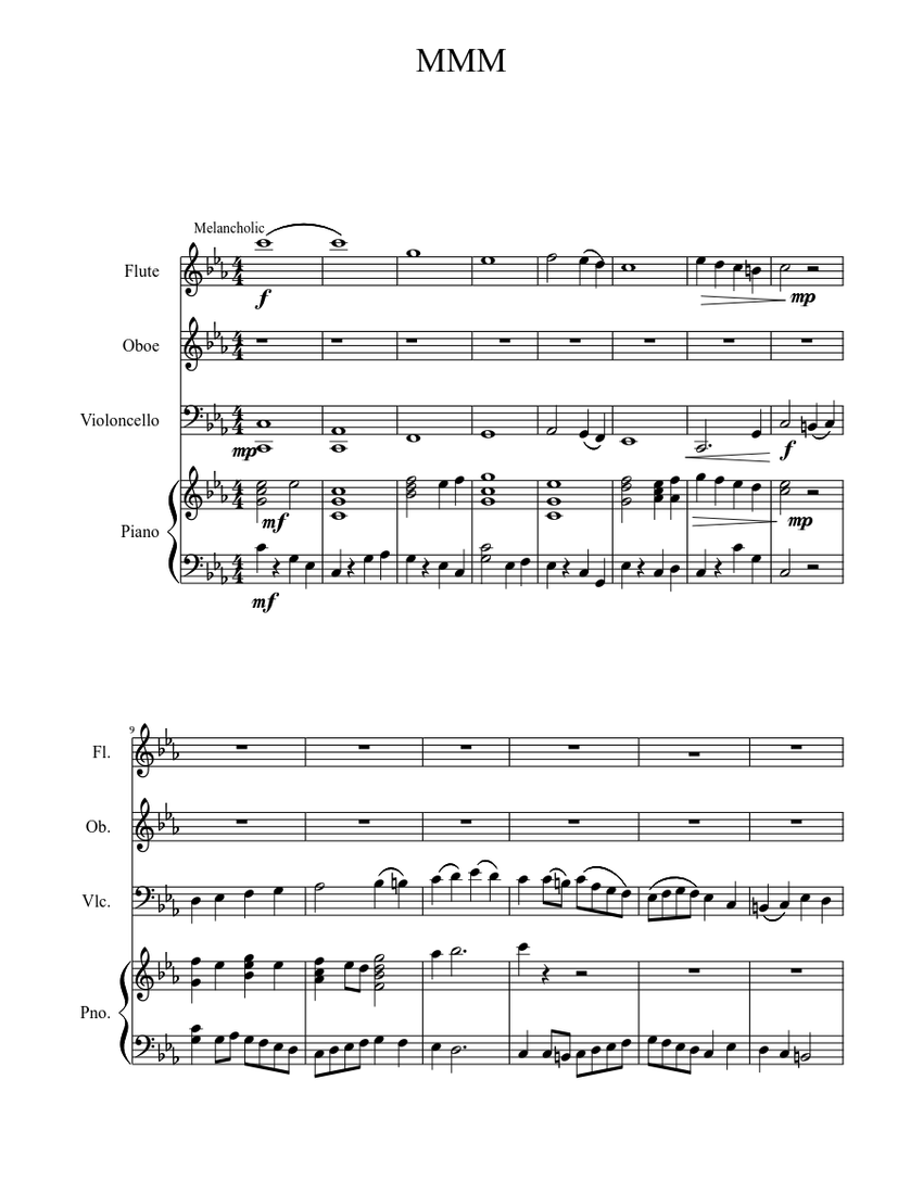 MMM Sheet Music For Piano Flute Oboe Mixed Trio Musescore mmm-sheet-music-for-piano-flute-oboe-mixed-trio-musescore