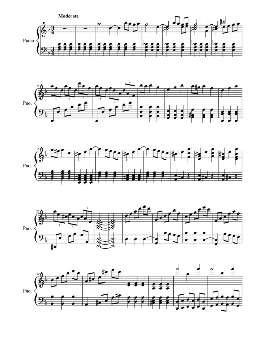 Requiem of resonance Sheet music for Piano (Solo) | Musescore.com