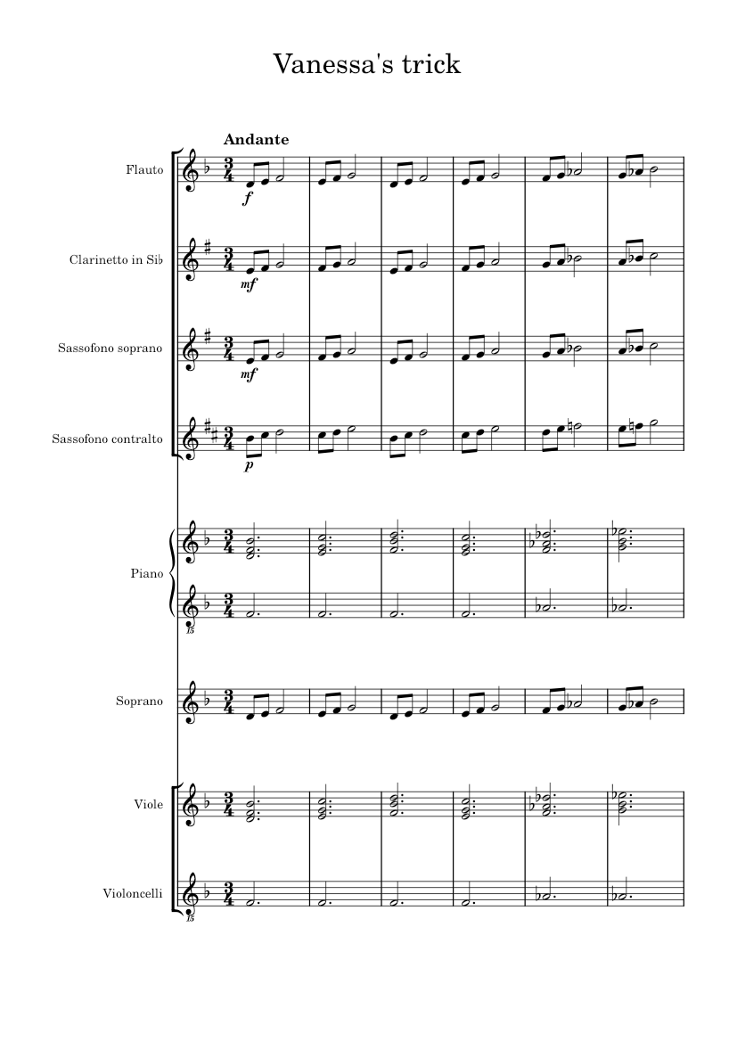 Vanessa's Trick – Alan Menken Vanessa's trick Sheet Music for Piano ...