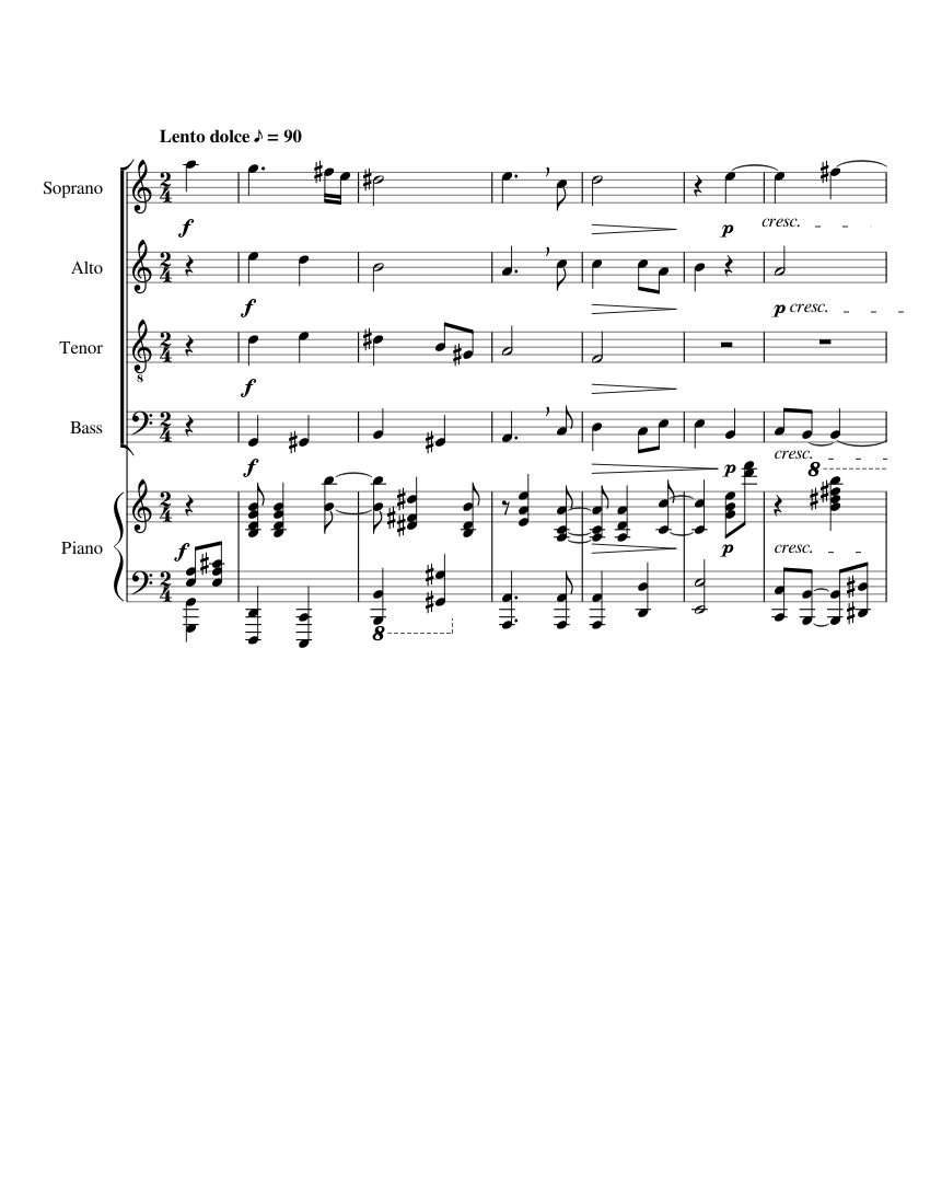 Coro Sheet music for Piano, Soprano, Alto, Tenor & more instruments ...