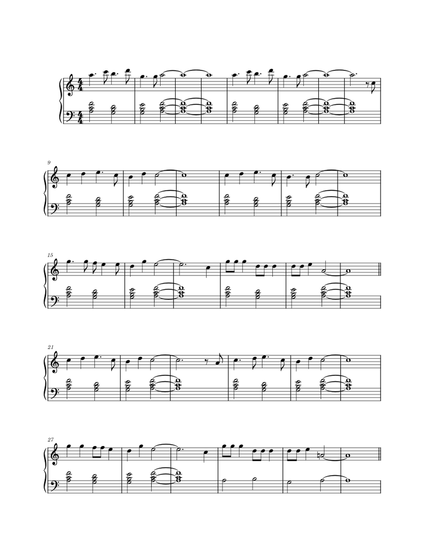 ARcade Sheet music for Piano (Solo) | Musescore.com