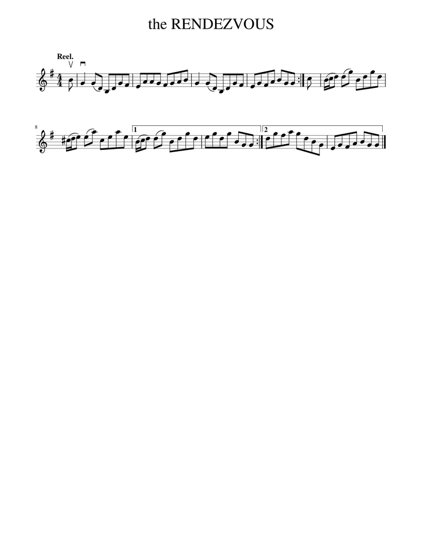 the RENDEZVOUS Sheet music for Piano (Solo) | Musescore.com
