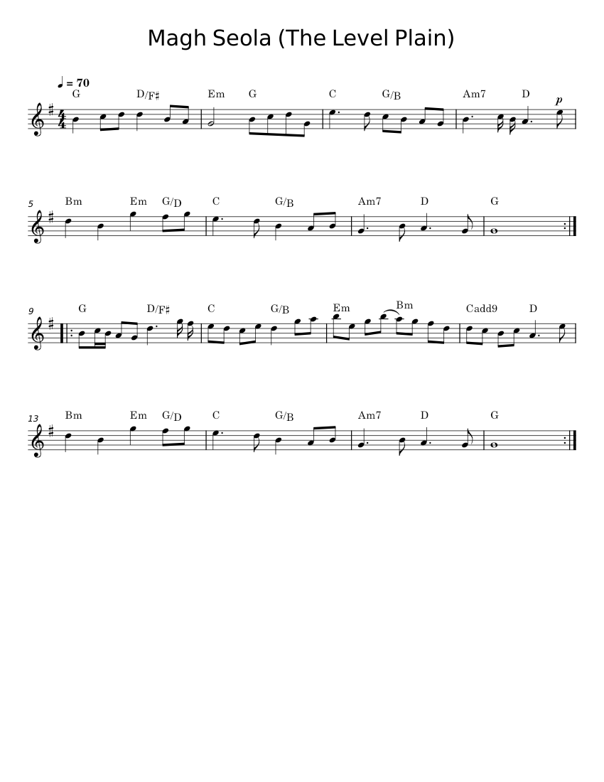 Magh Seola Sheet music for Piano (Solo) Easy | Musescore.com