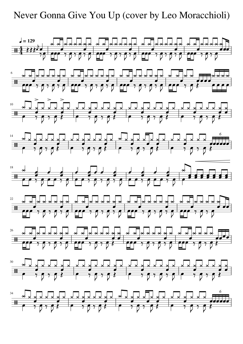 Never Gonna Give You Up – Rick Astley Never Gonna Give You Up cover by ...