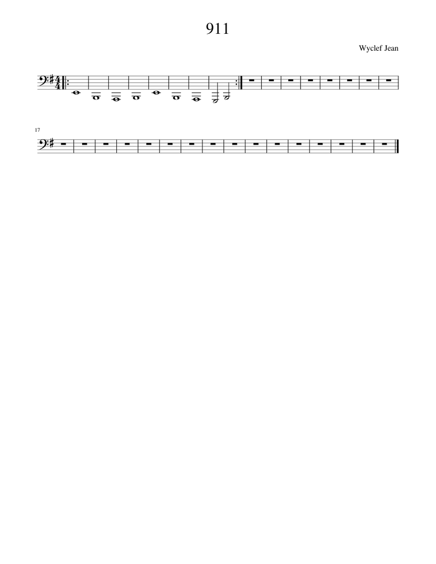 911 Sheet music for Piano (Solo) | Musescore.com