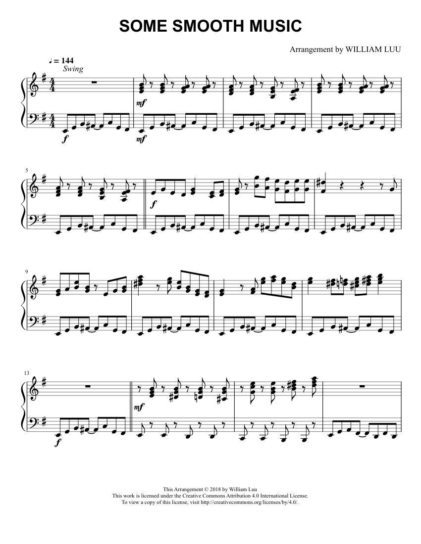 Some Smooth Music Sheet Music For Piano Solo Musescore some-smooth-music-sheet-music-for-piano-solo-musescore