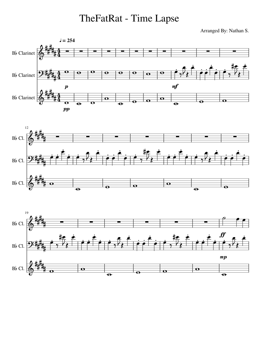 TheFatRat - Time Lapse - piano tutorial