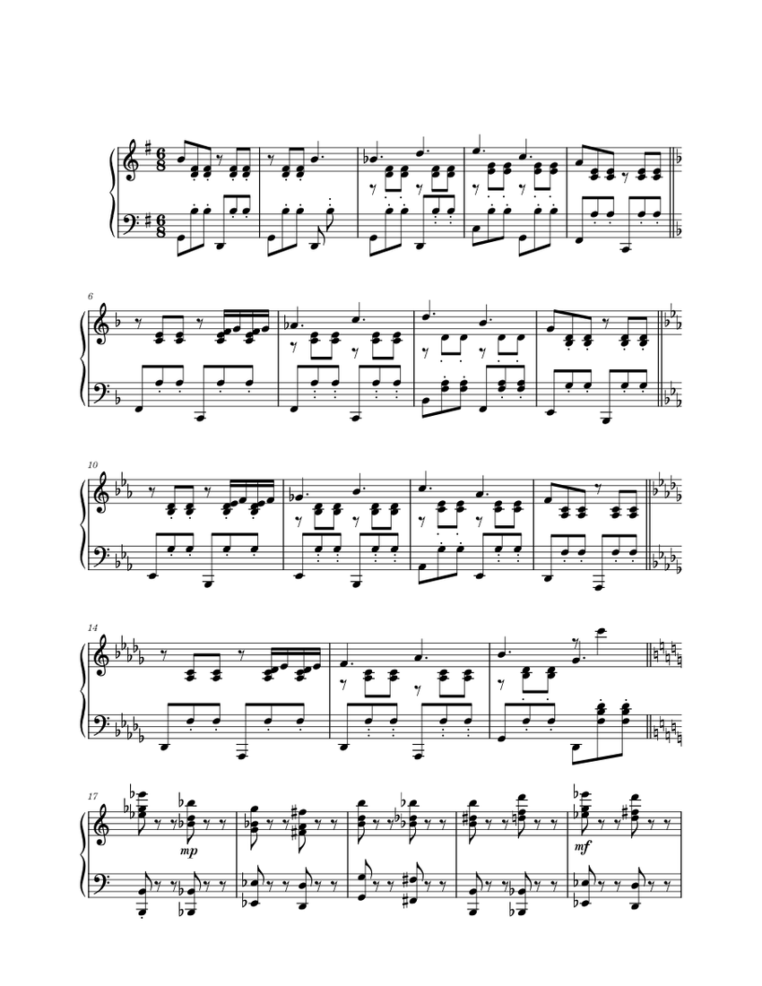 My time idk Sheet music for Piano (Solo) | Musescore.com