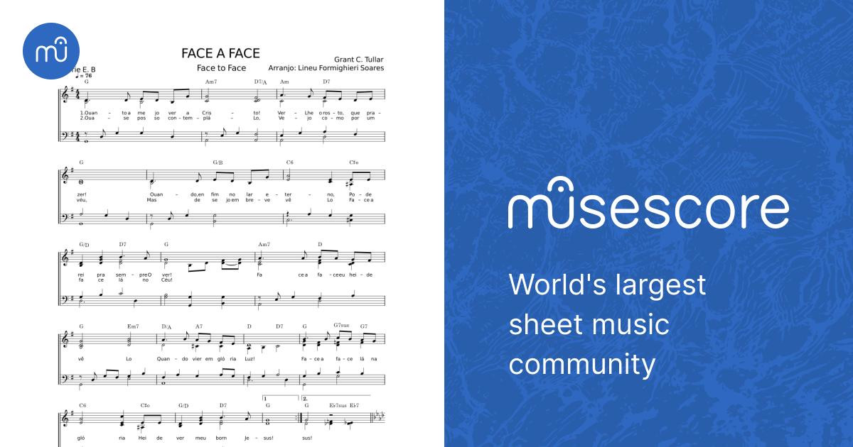 FACE A FACE - Grant C. Tullar Sheet music for Piano (Piano Duo ...