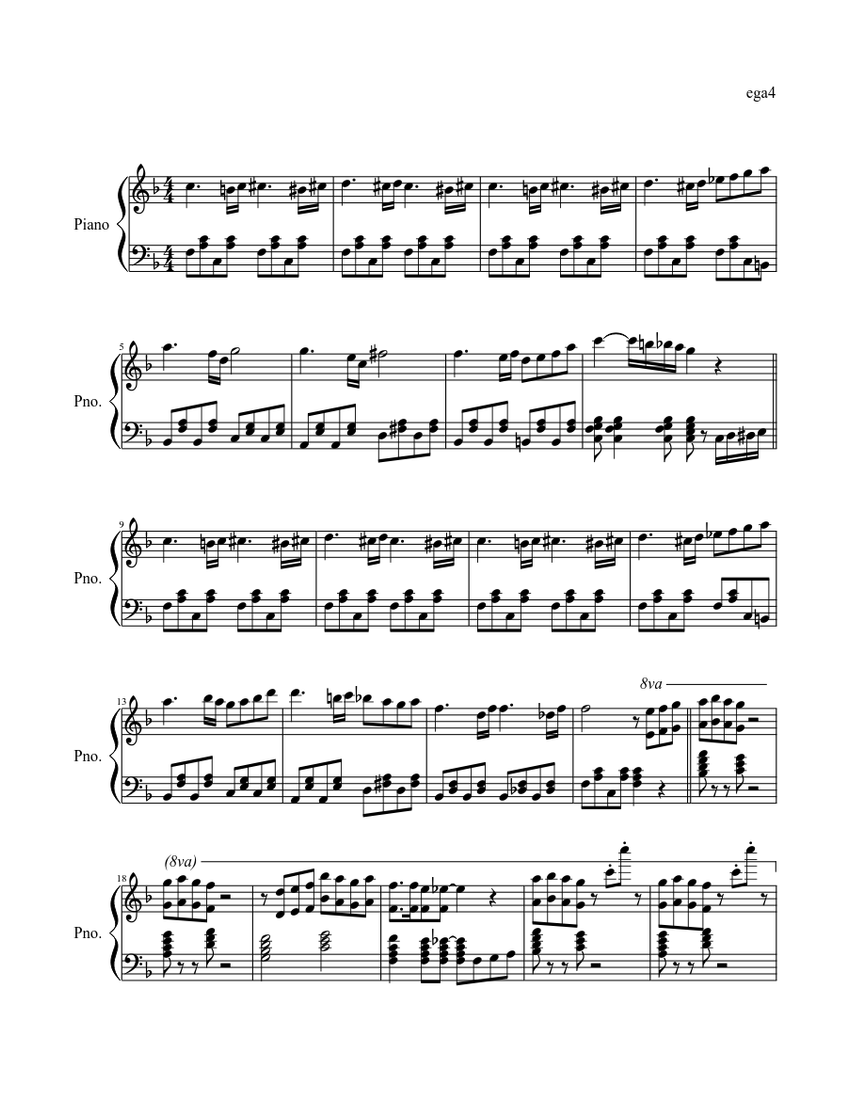 origin Sheet music for Piano (Solo) | Musescore.com