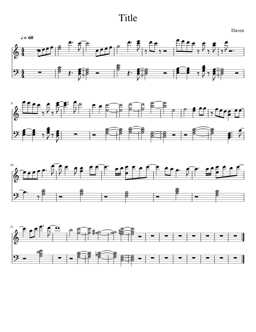 Life Sheet music for Piano (Solo) Easy | Musescore.com