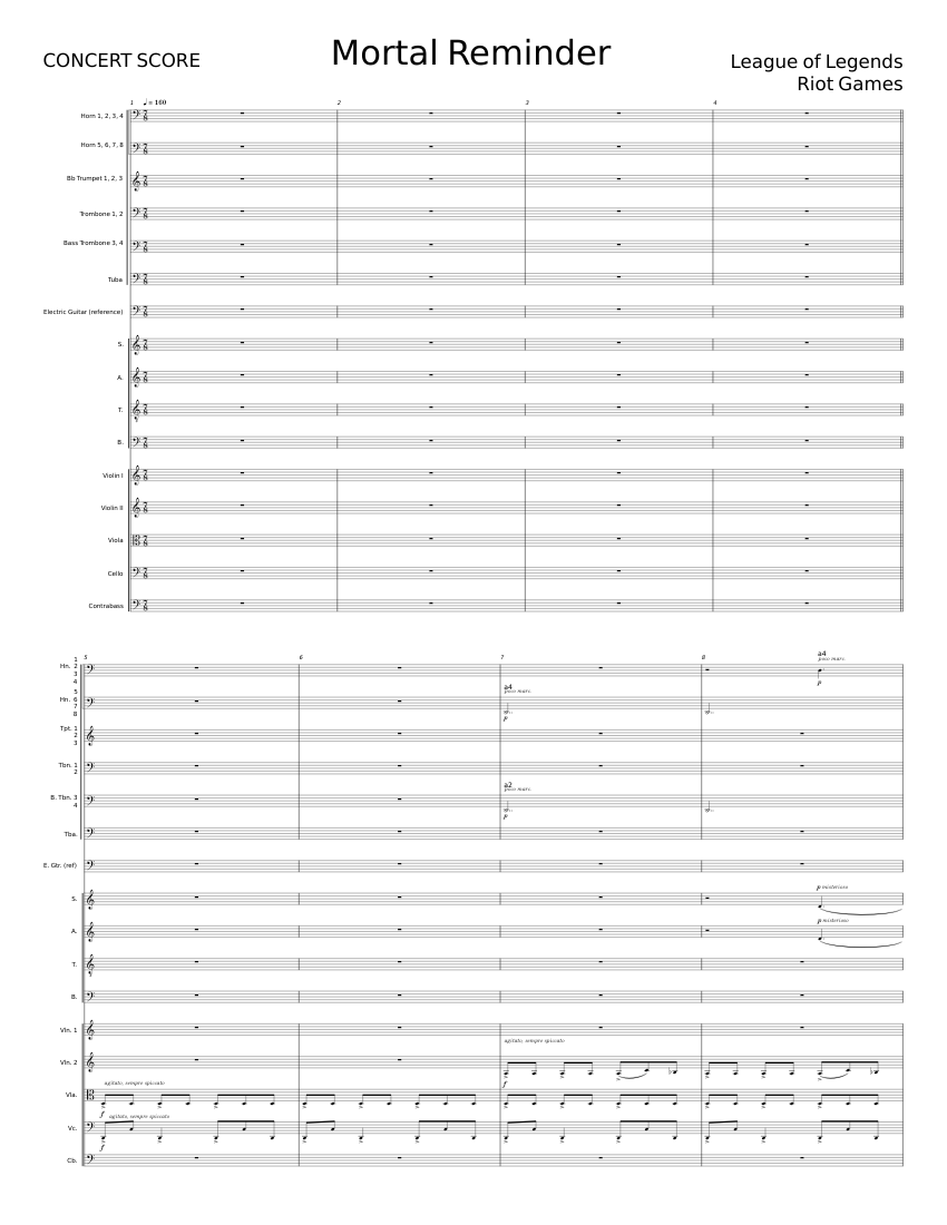 Mortal reminder - Pentakill - piano tutorial