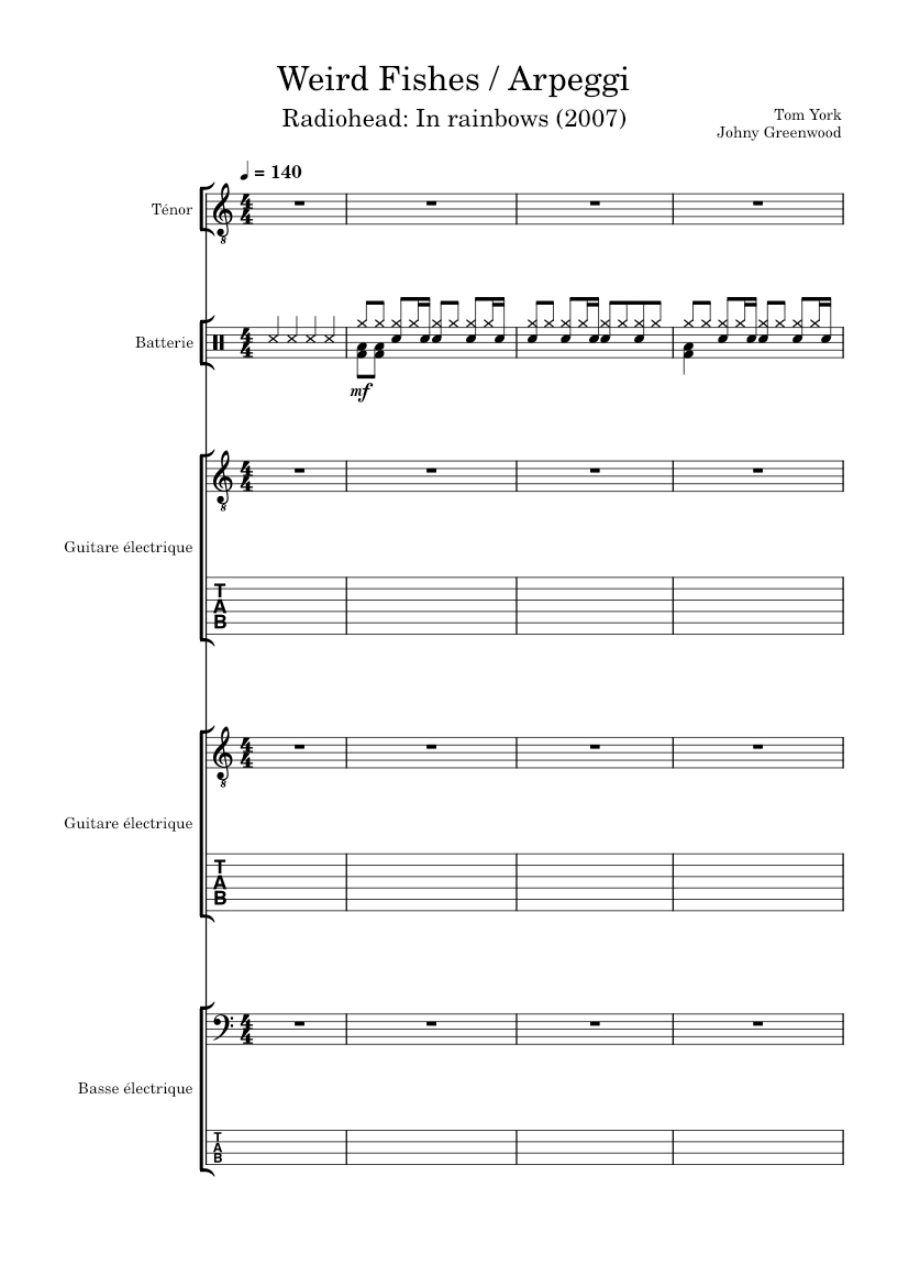 Weird fishes arpeggi – Radiohead Weird Fishes / Arpeggi – Radiohead ...