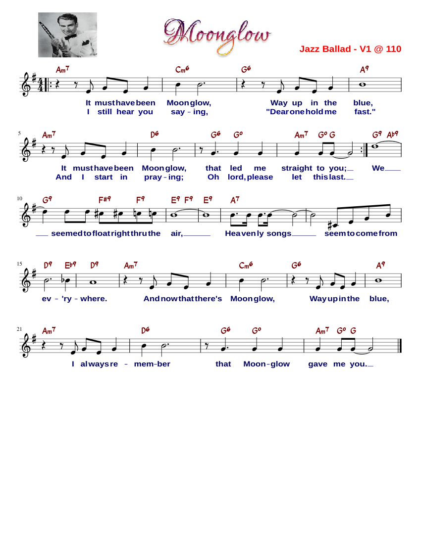 Moonglow Sheet music for Piano (Solo) | Musescore.com