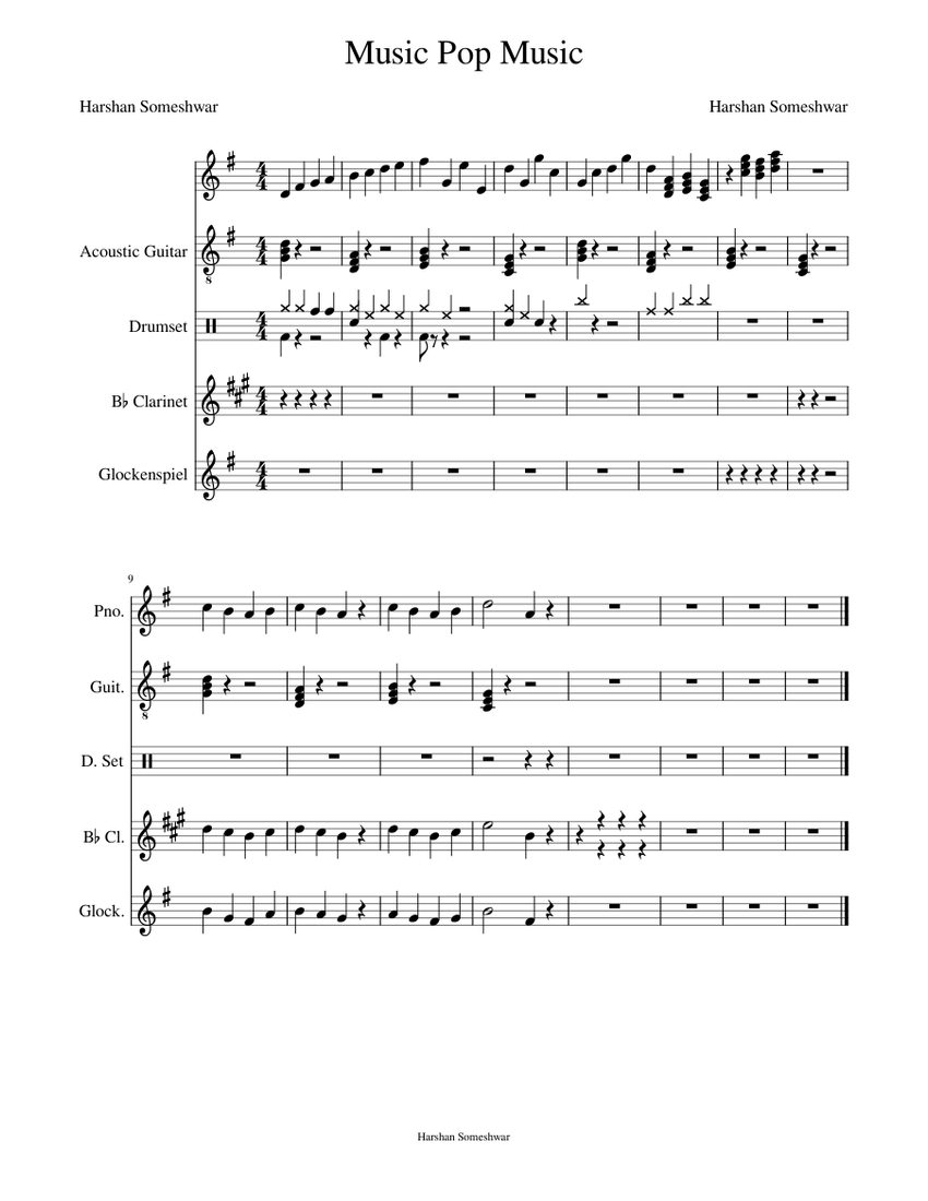 Music_Pop_Music - piano tutorial