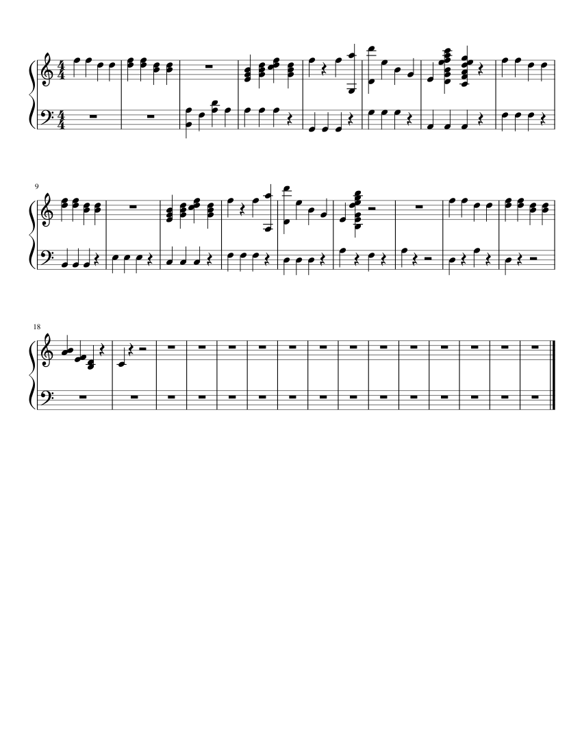 Golden Pause Sheet music for Piano (Solo) | Musescore.com