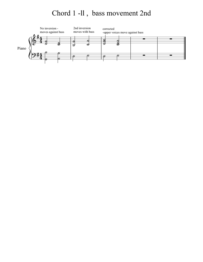 comp 1 -2 bass movement Sheet music for Piano (Solo) | Musescore.com