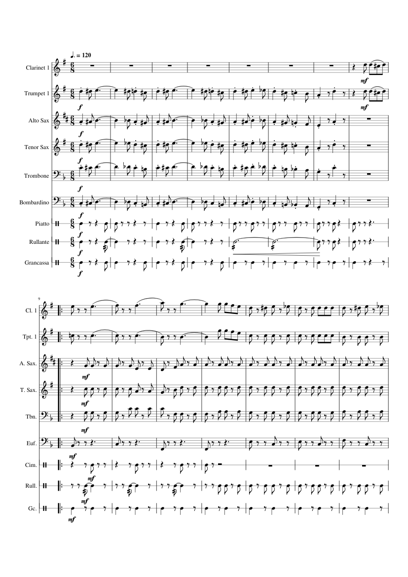 The Washington Post March - John Philip Sousa Sheet Music for Trombone ...