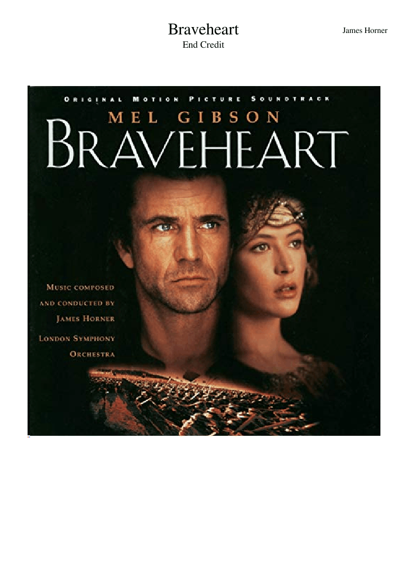 Braveheart Sheet music for Piano, Trombone, Tuba, Child & more ...