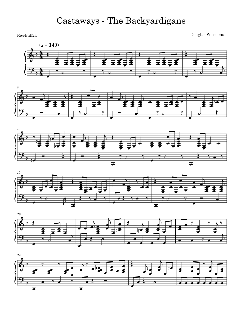 Castaways (from "The Backyardigans") – Evan Lurie and Douglas Wieselman ...