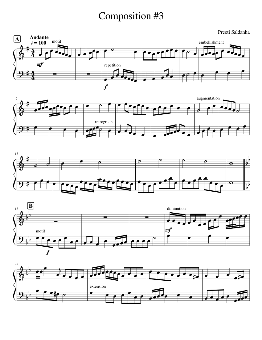 ASFIIComposition_#3 Sheet music for Piano (Solo) | Musescore.com