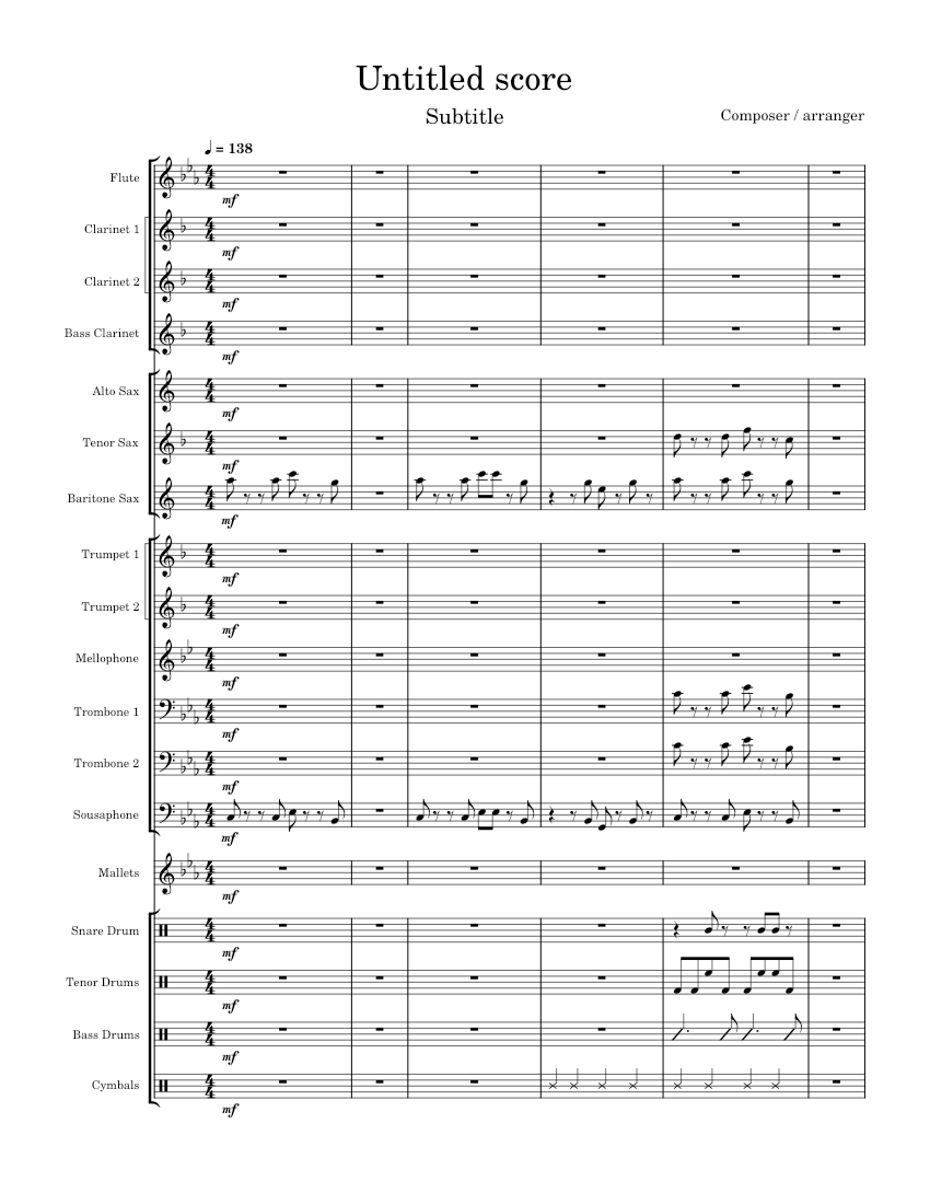 Sucker – Jonas Brothers (Improved) Sheet music for Trombone, Tuba ...