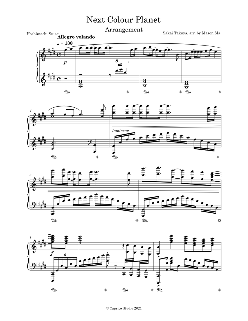 Next Color Planet - Hoshimachi Suisei/Sakai Takuya [Original ...