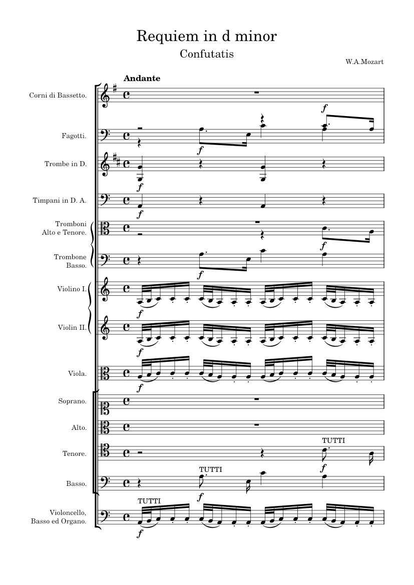 Requiem in D,K626,III.Sequentia-5.Confutatis Maledictis. – W.A.Mozart ...