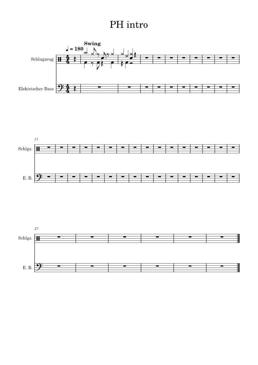 Pornhub Community Intro – Pornhub Sheet Music for Bass guitar, Drum ...