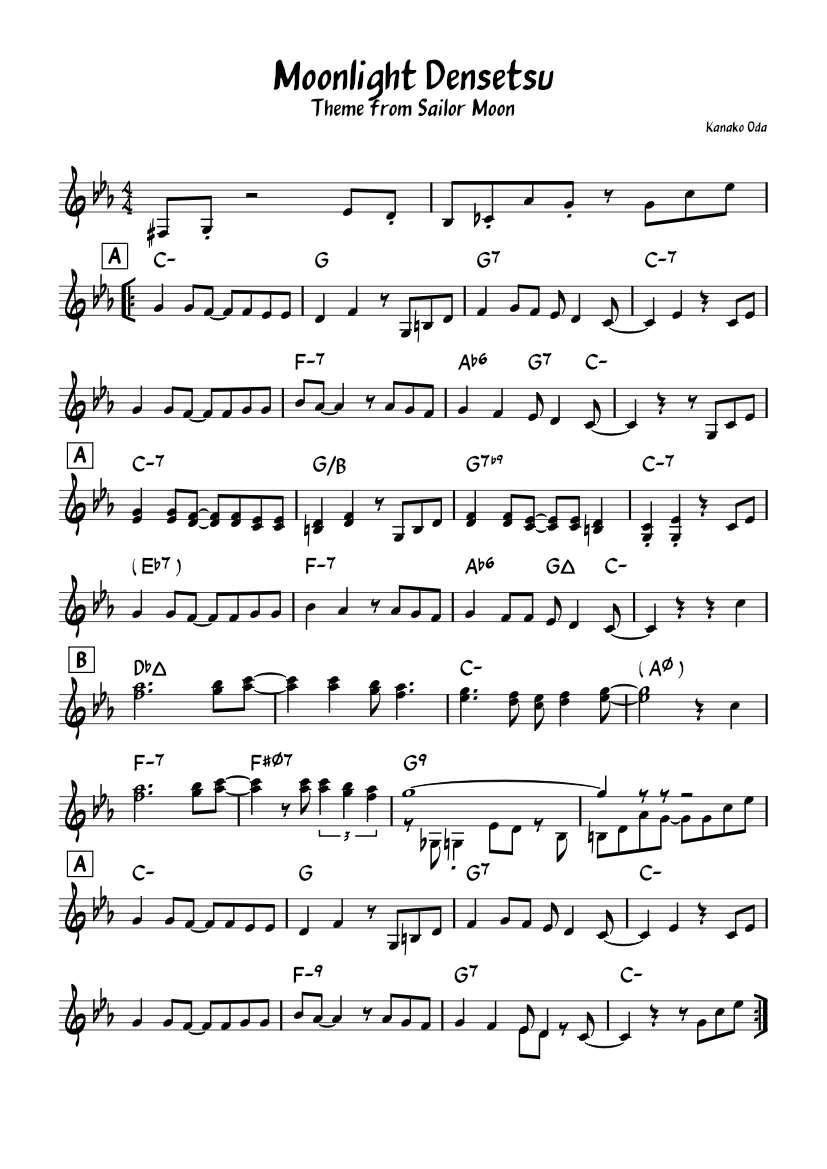Moonlight Densetsu (Star Locket Theme) - Sailor Moon – Takanori Arisawa ...