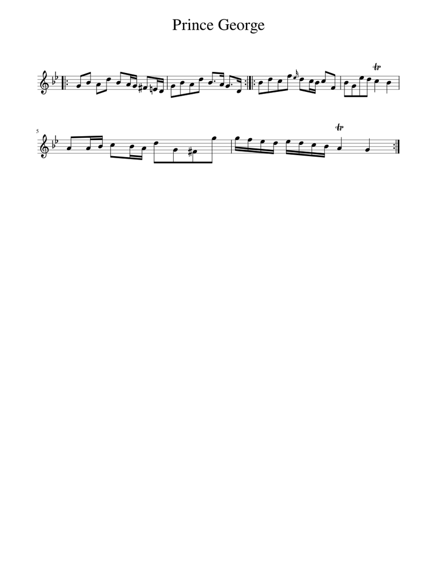 Prince George Sheet music for Piano (Solo) Easy | Musescore.com