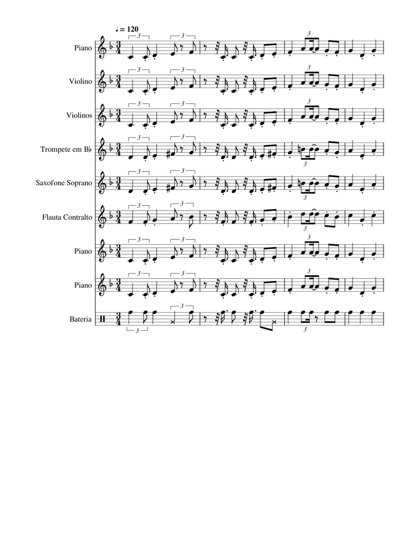 Doraemon main theme song Sheet music for Piano, Trumpet in b-flat ...