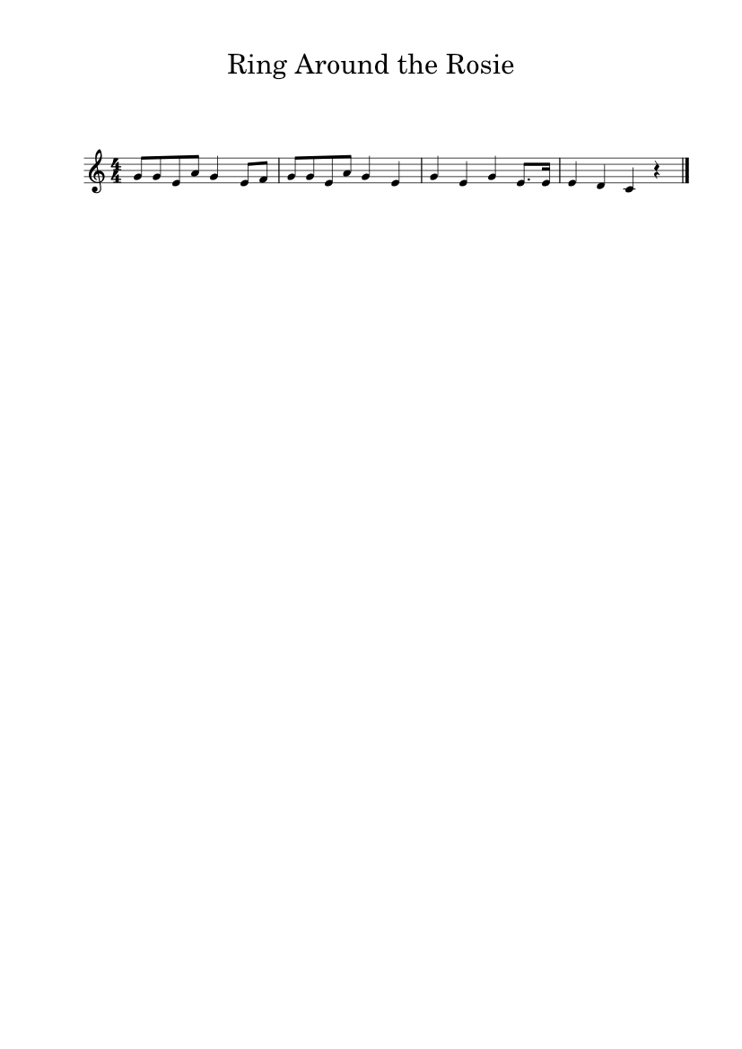 Ring around the rosie – Misc Traditional Sheet music for Piano (Solo ...
