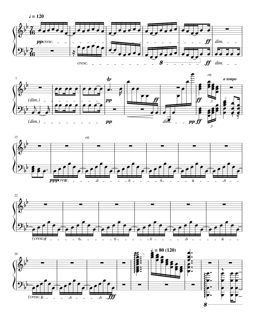 It's 3 O'Clock In The Morning Sheet music for Piano (Solo) | Musescore.com