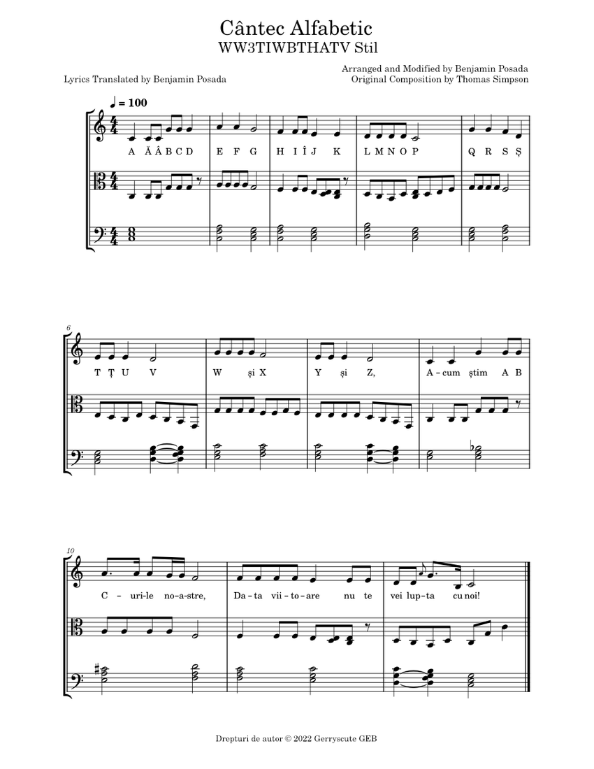 Alphabet song – Misc Traditional Alphabet Song (WW3TIWBTHATV style and ...