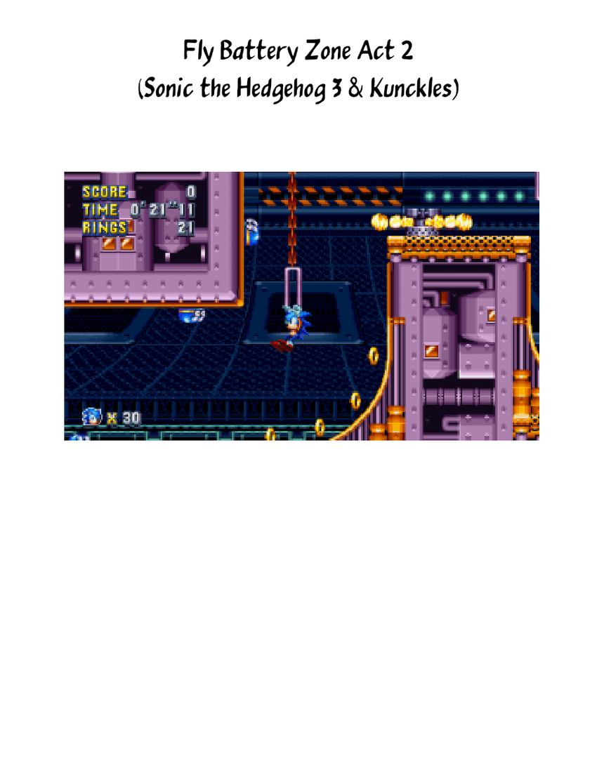 Flying Battery Zone Act 2 remastered Sheet music for Piano, Drum group ...