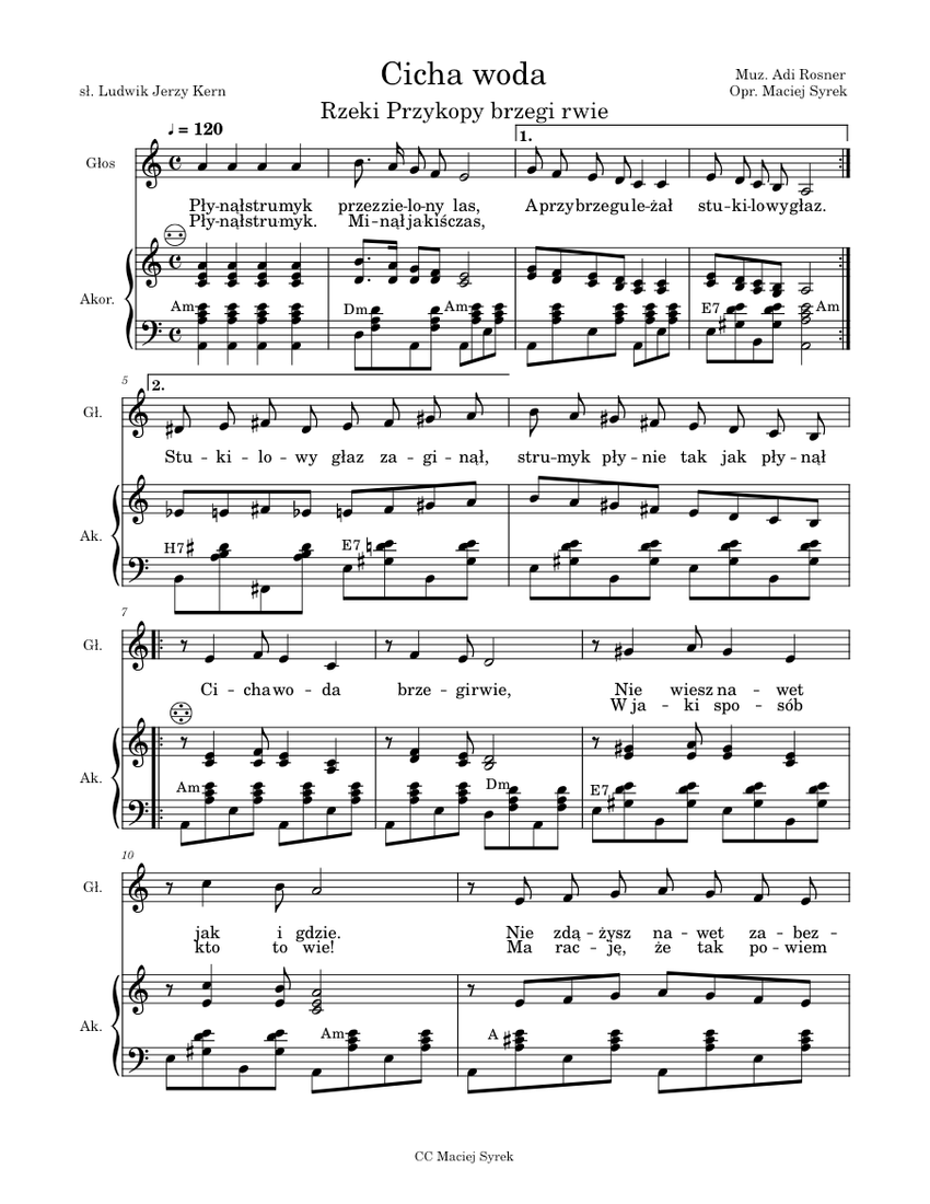 Cicha woda – Adi Rosner, Ludwik Jerzy Kern ( accordion interpretation ...
