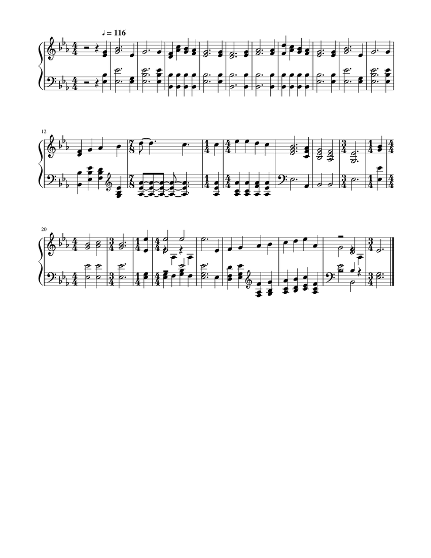 Lead me, O Lord, my erring footsteps guide - J. M. Black Sheet music ...