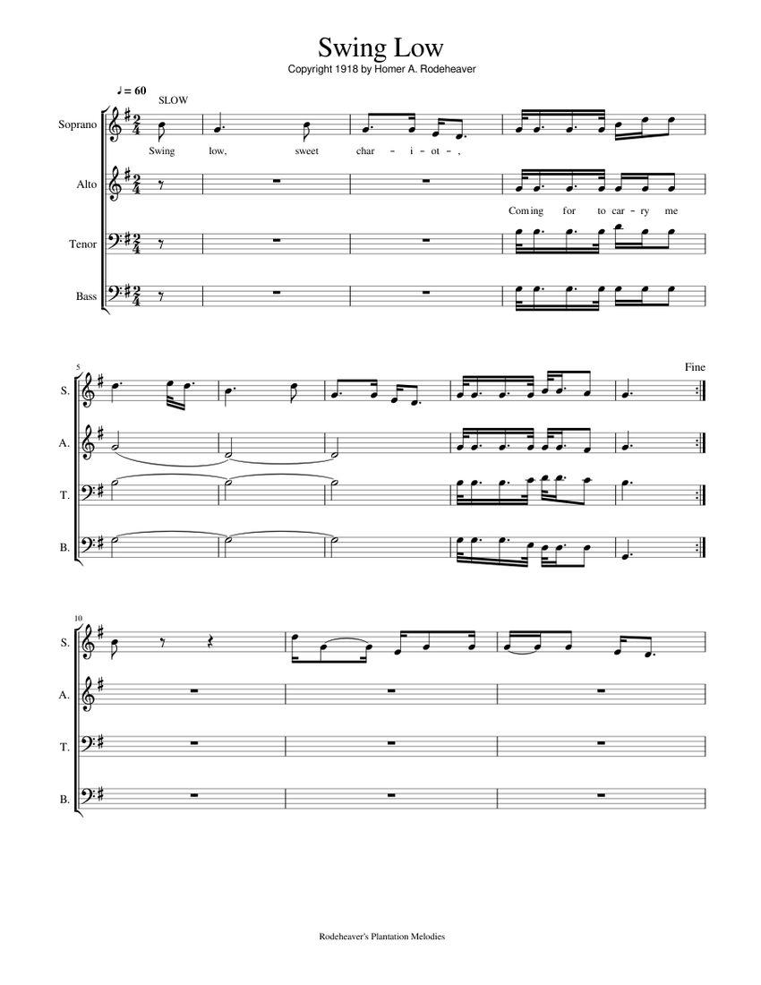 Swing Low - piano tutorial