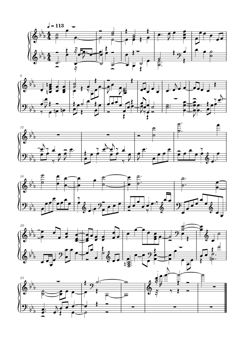 Ender Lilies - Main Theme – Mili Piano Sheet Music for Piano (Solo ...