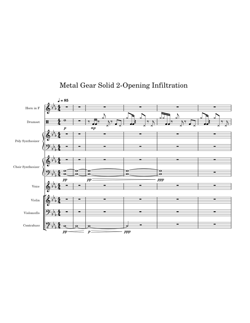 Opening Infiltration – Harry Gregson-Williams Metal Gear Solid 2 ...