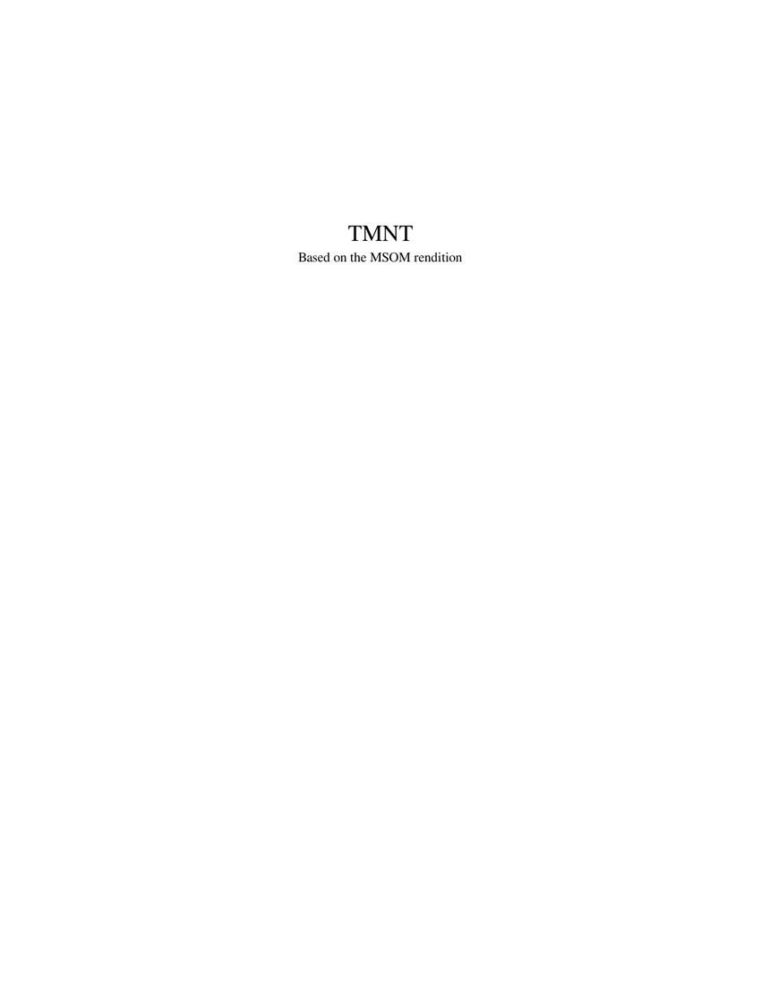 Teenage Mutant Ninja Turtles Sheet music for Piano, Saxophone tenor ...