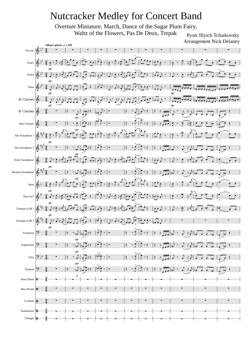 The Nutcracker (ballet), Op.71 – Pyotr Ilyich Tchaikovsky for concert ...