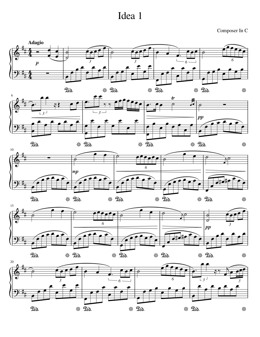 Nocturne Sheet music for Piano (Solo) Easy | Musescore.com