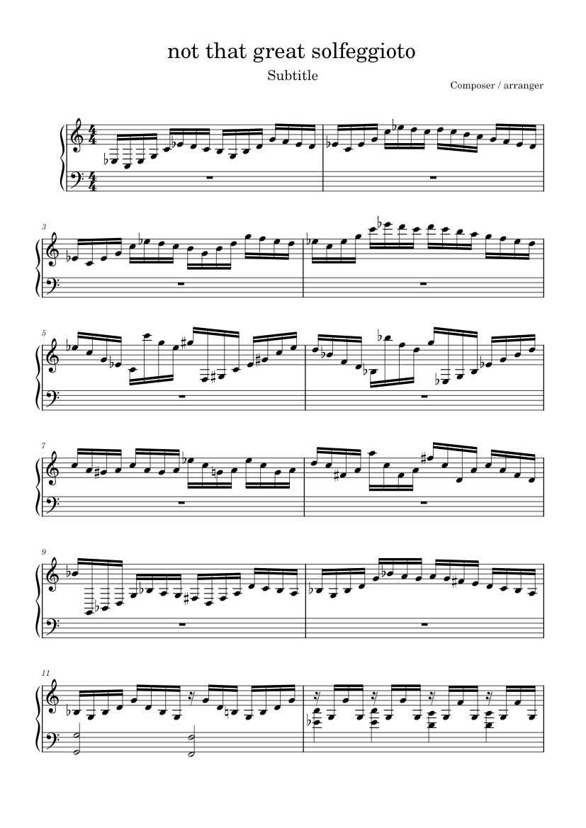 Solfeggio in C minor, H.220 – Carl Philipp Emanuel Bach not that great ...