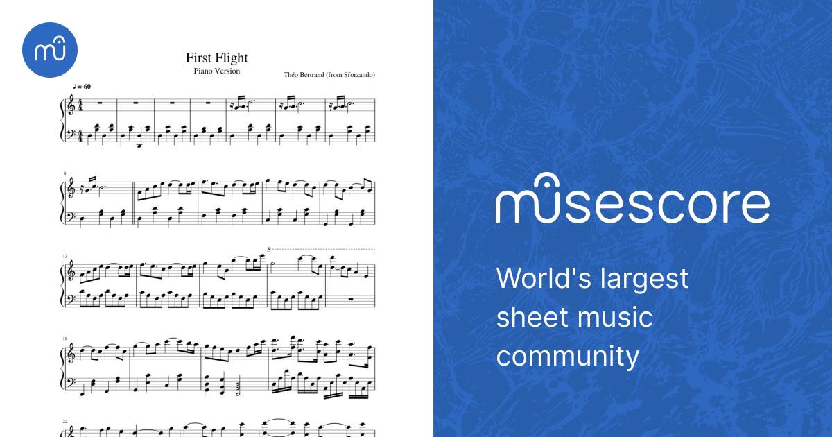 Sforzando - First Flight, piano version Sheet music for Piano (Solo ...