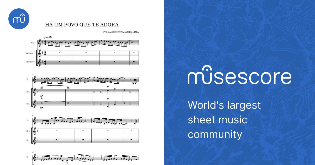 Icm – Igreja Cristã Maranata Há um povo que Te adora - Violino 1 e 2 ...