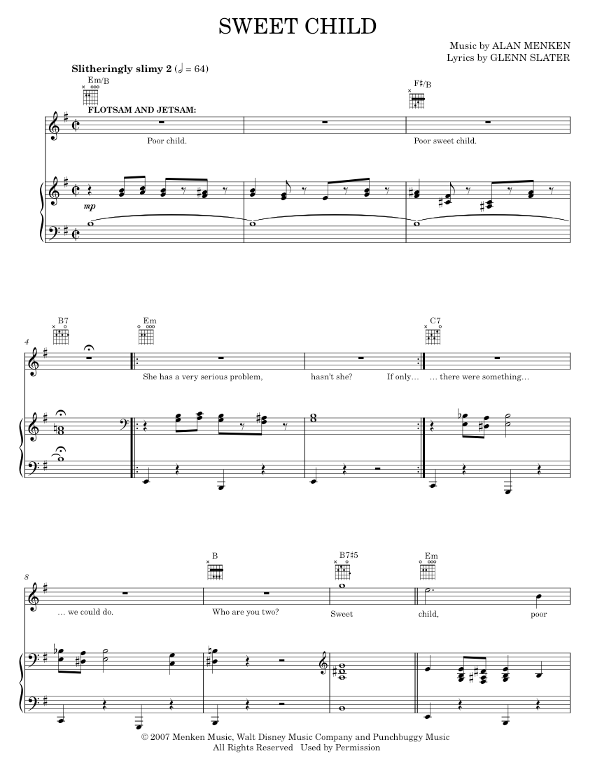 Play Official version of Sweet Child (from The Little Mermaid: A ...